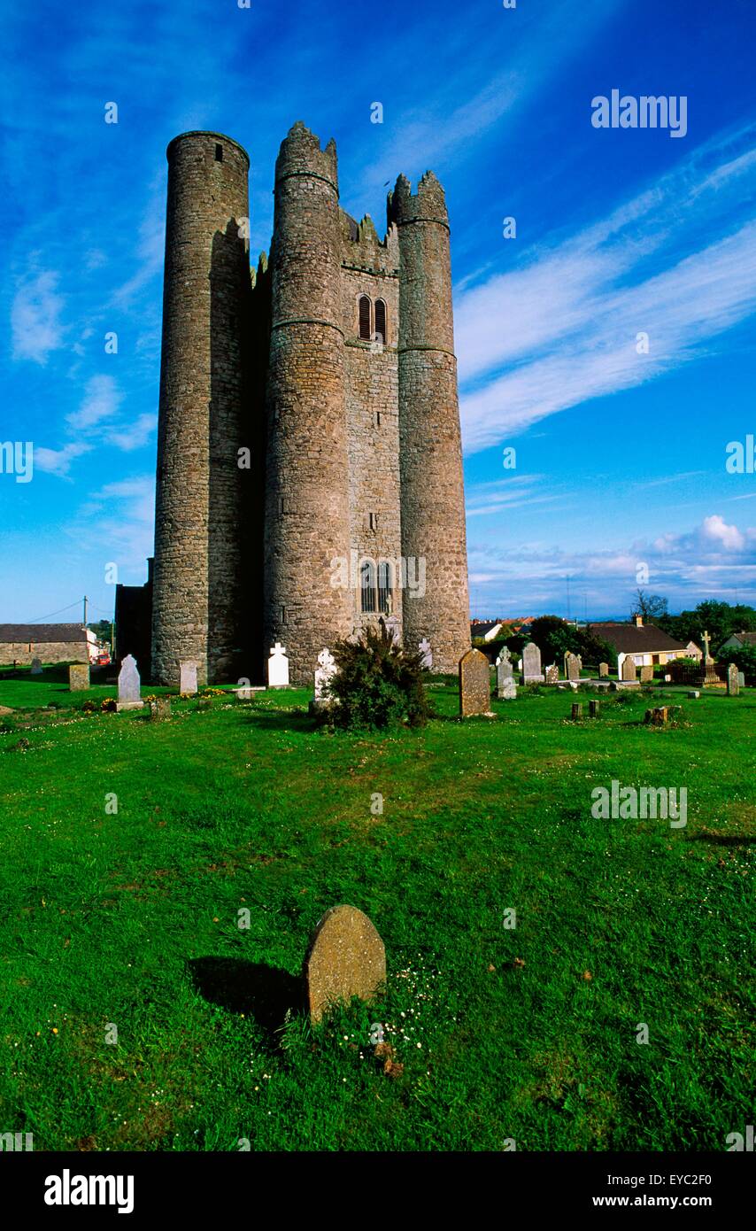 Monastery Founded By St Macculin, Lusk, Co Dublin, Ireland Stock Photo ...