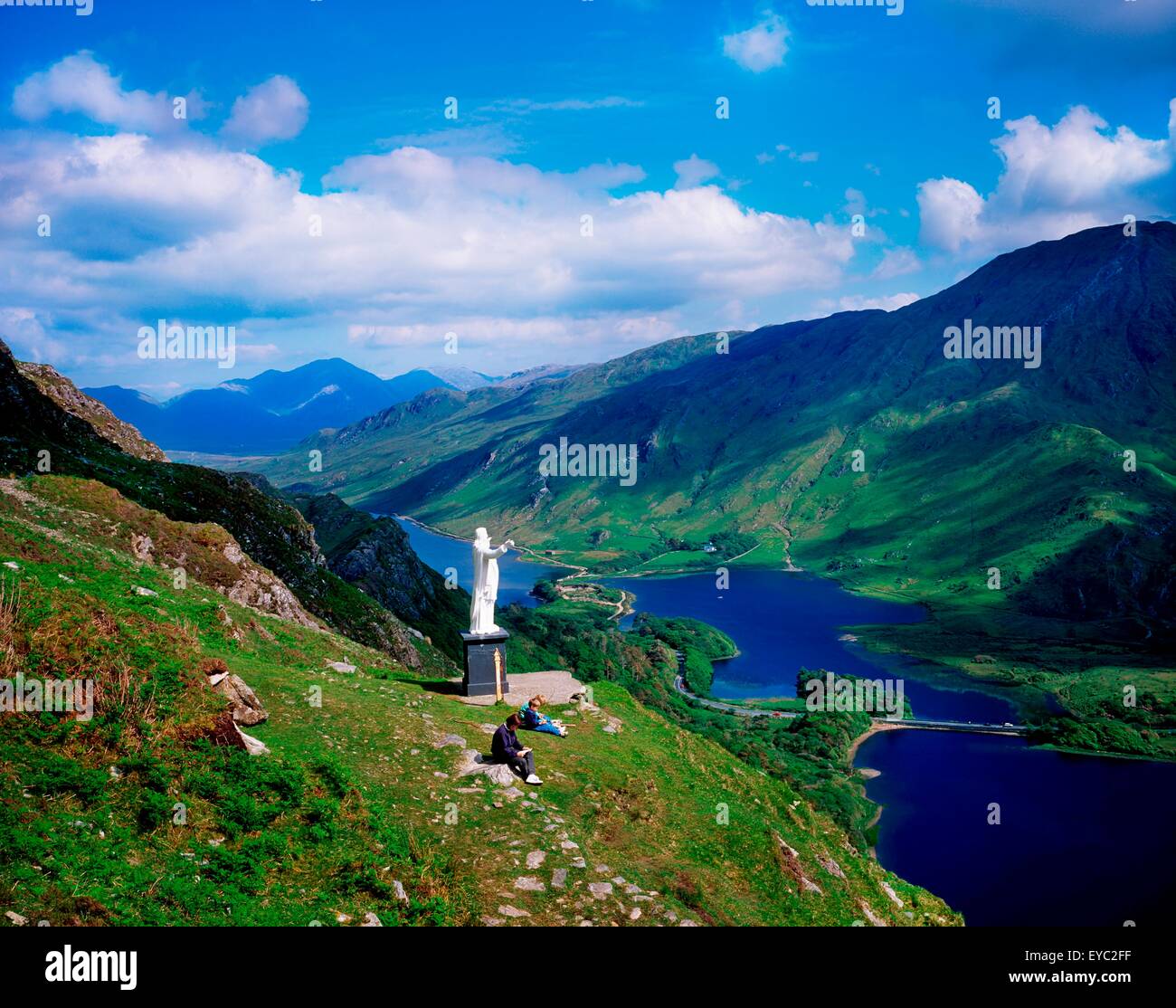 Statue Of Jesus, Kylemore Valley, Co Galway, Ireland Stock Photo - Alamy
