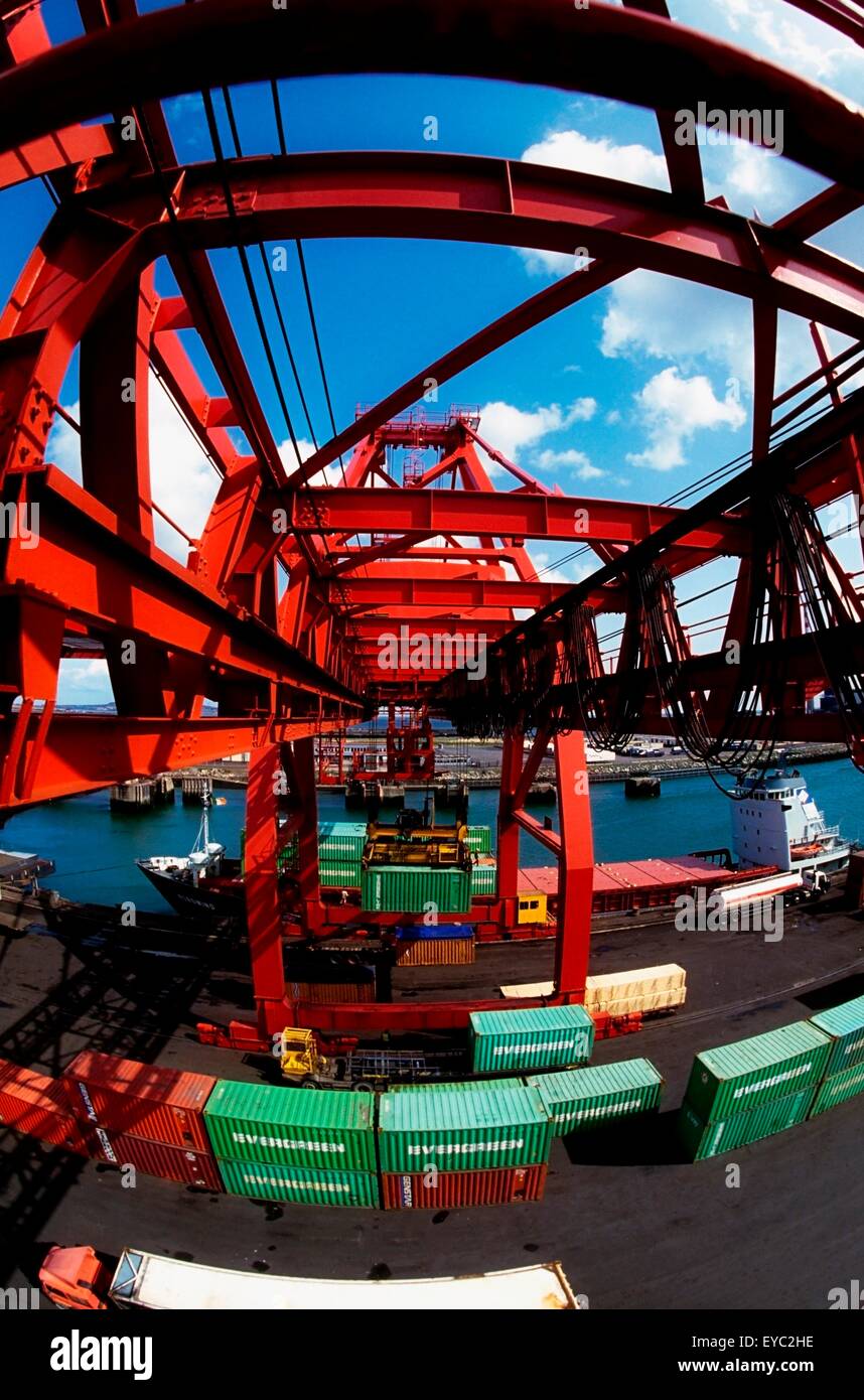 Dublin, Co Dublin, Ireland; Container Docks Stock Photo - Alamy