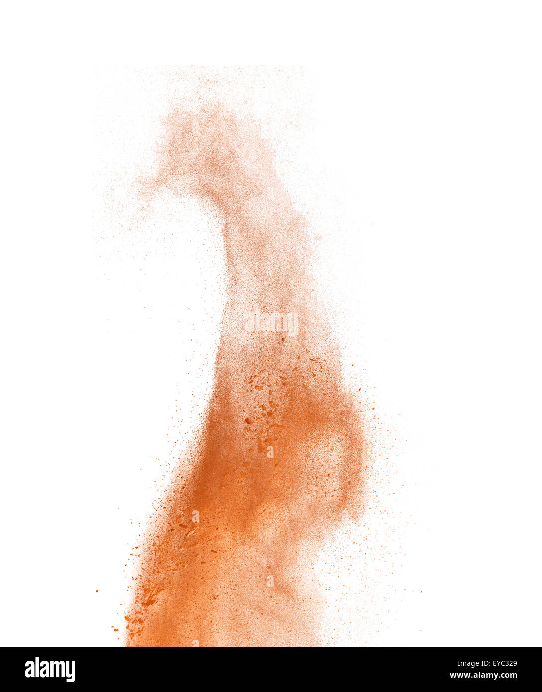 powder splash isolated on white background Stock Photo - Alamy