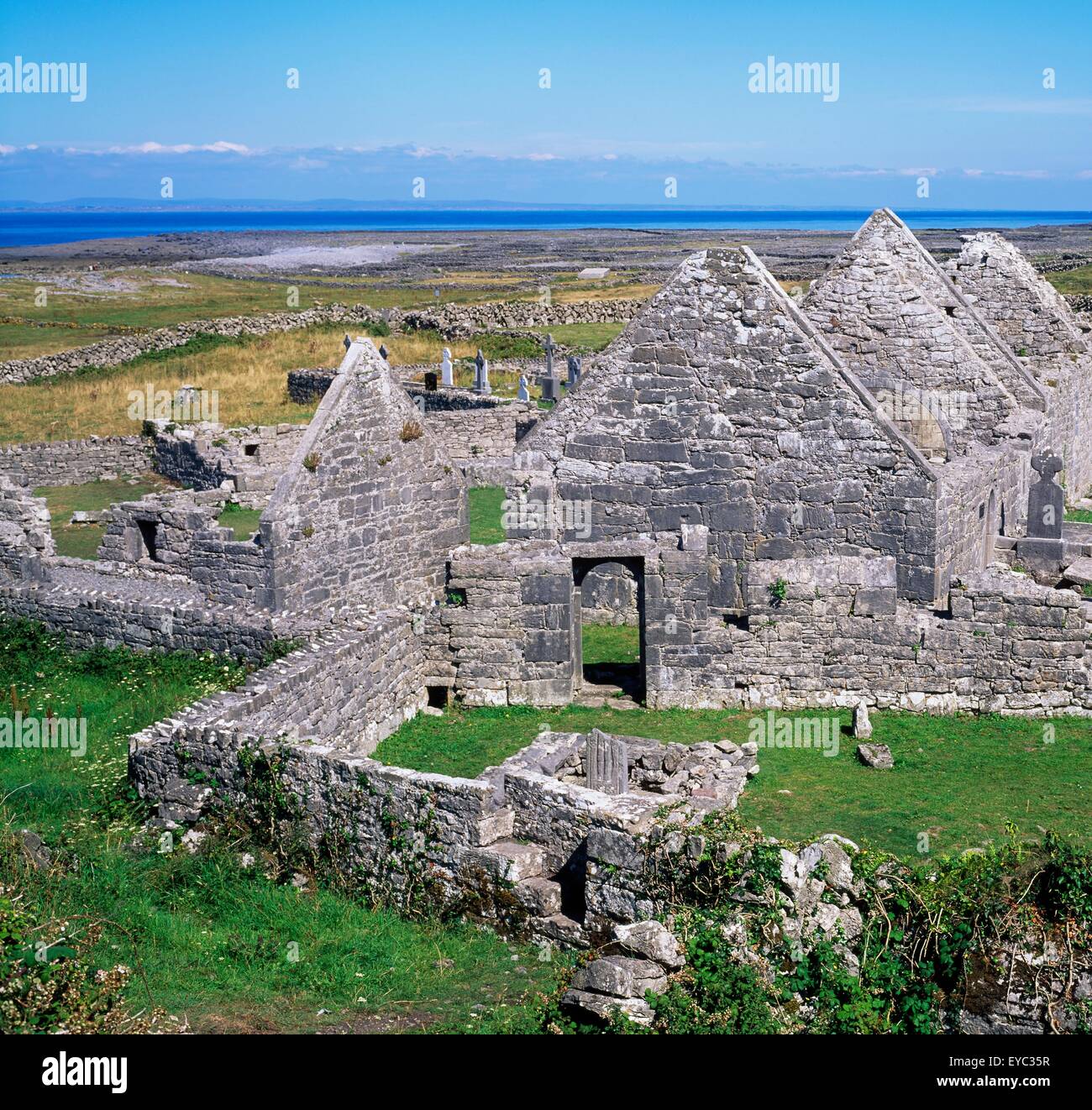 Na Seacht Dteampaill (The Seven Churches), Inishmore, Co Galway ...