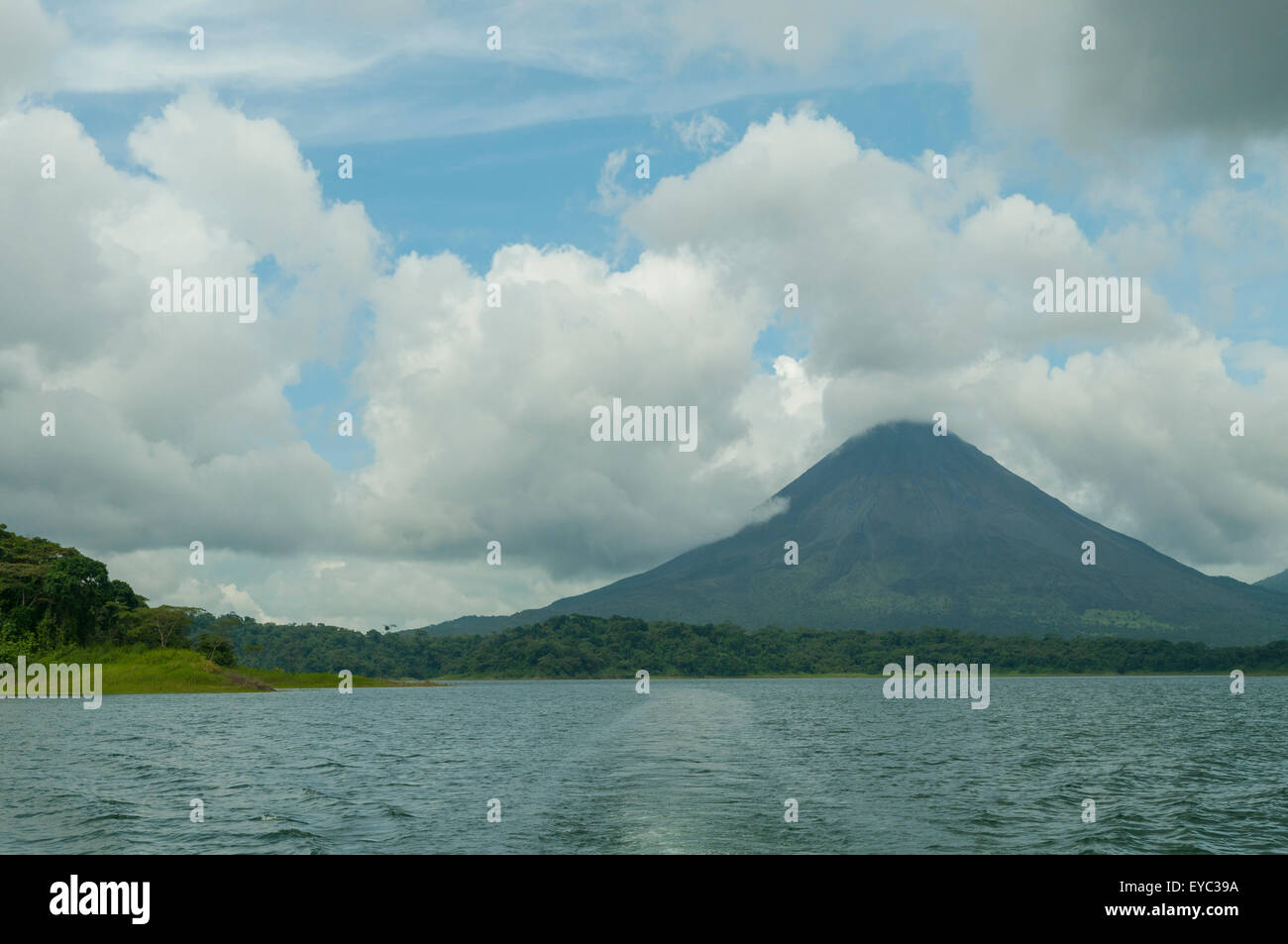 Arenal Volcano from Lake Arenal, Costa Rica Stock Photo - Alamy