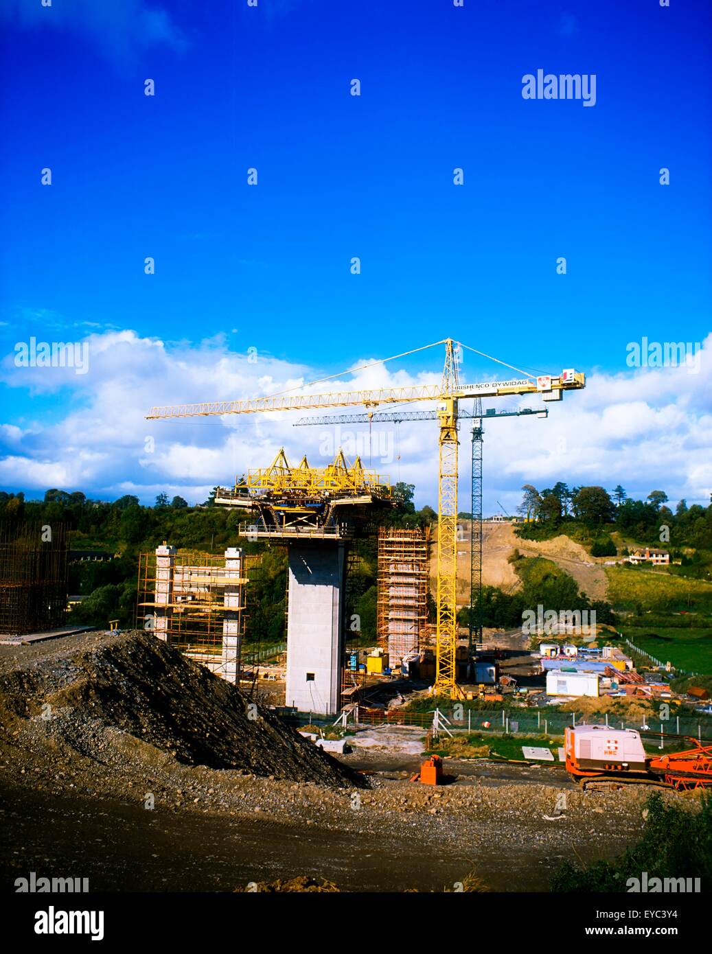 Construction Of A Bridge; Construction Site Stock Photo - Alamy