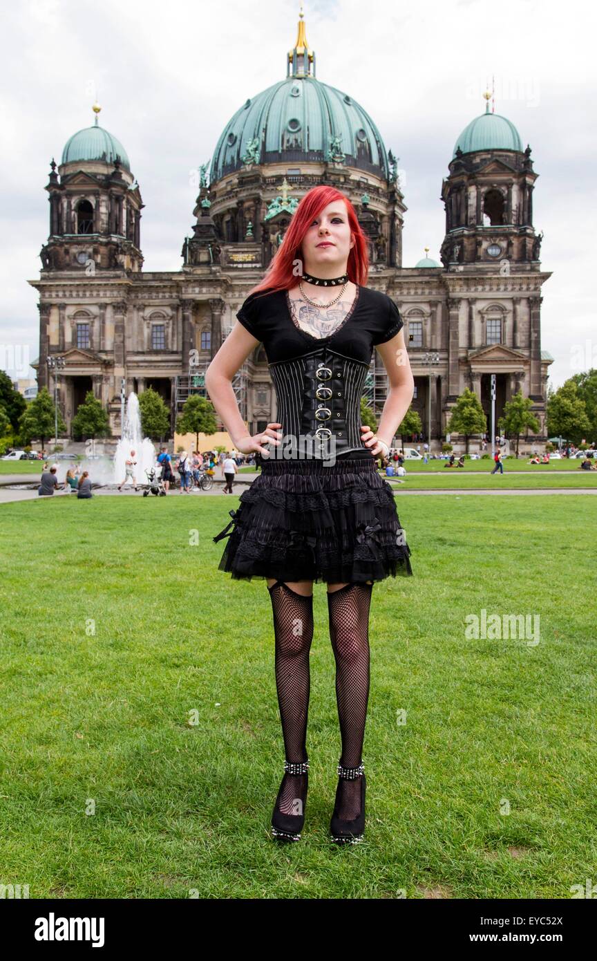 July 25, 2015. - 2nd Berlin's Gothic Meeting at Lustgarten in Berlin ...