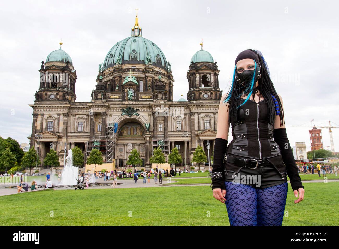 July 25, 2015. - 2nd Berlin's Gothic Meeting at Lustgarten in Berlin ...