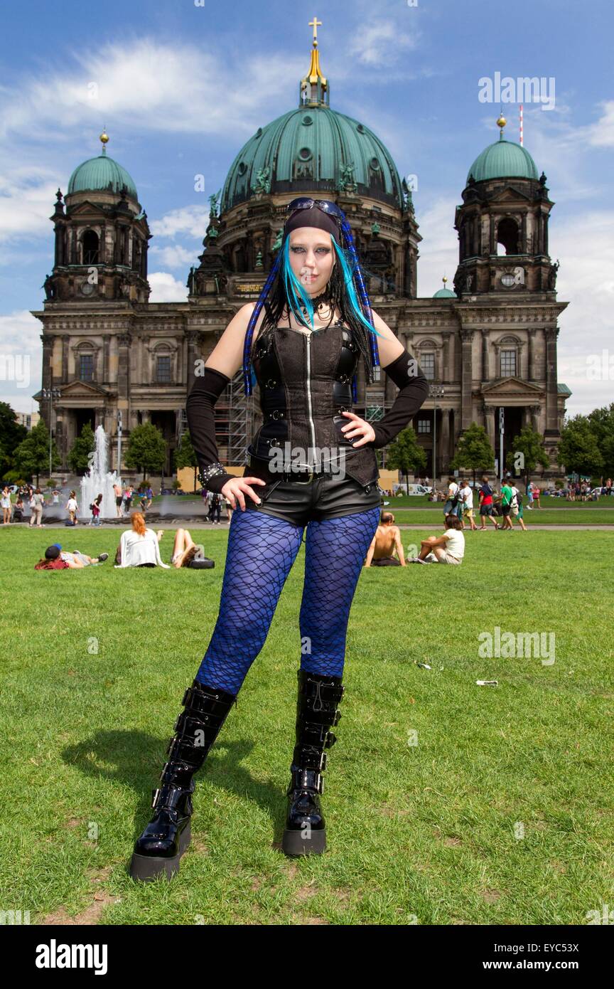 July 25, 2015. - 2nd Berlin's Gothic Meeting at Lustgarten in Berlin ...