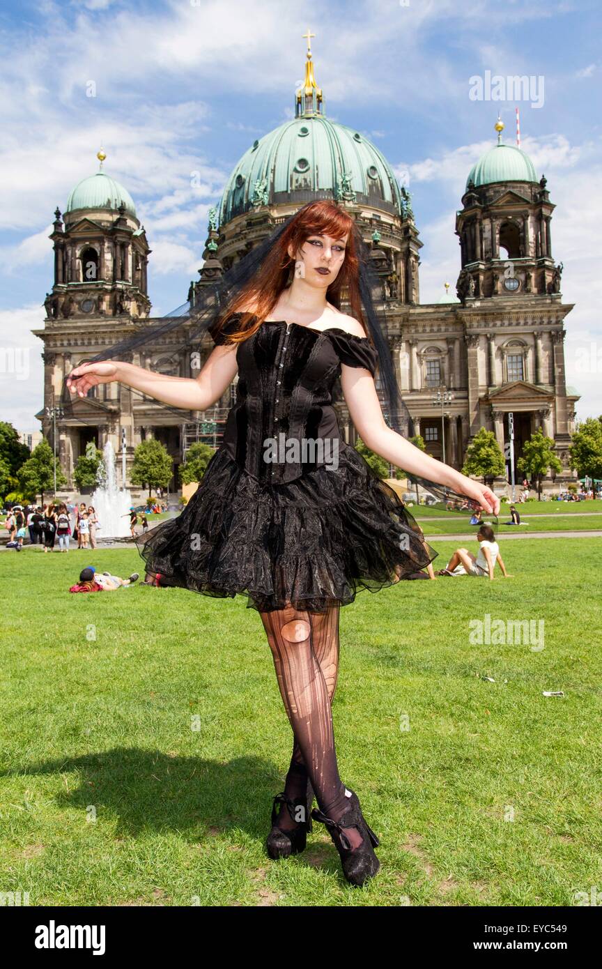 July 25, 2015. - 2nd Berlin's Gothic Meeting at Lustgarten in Berlin ...