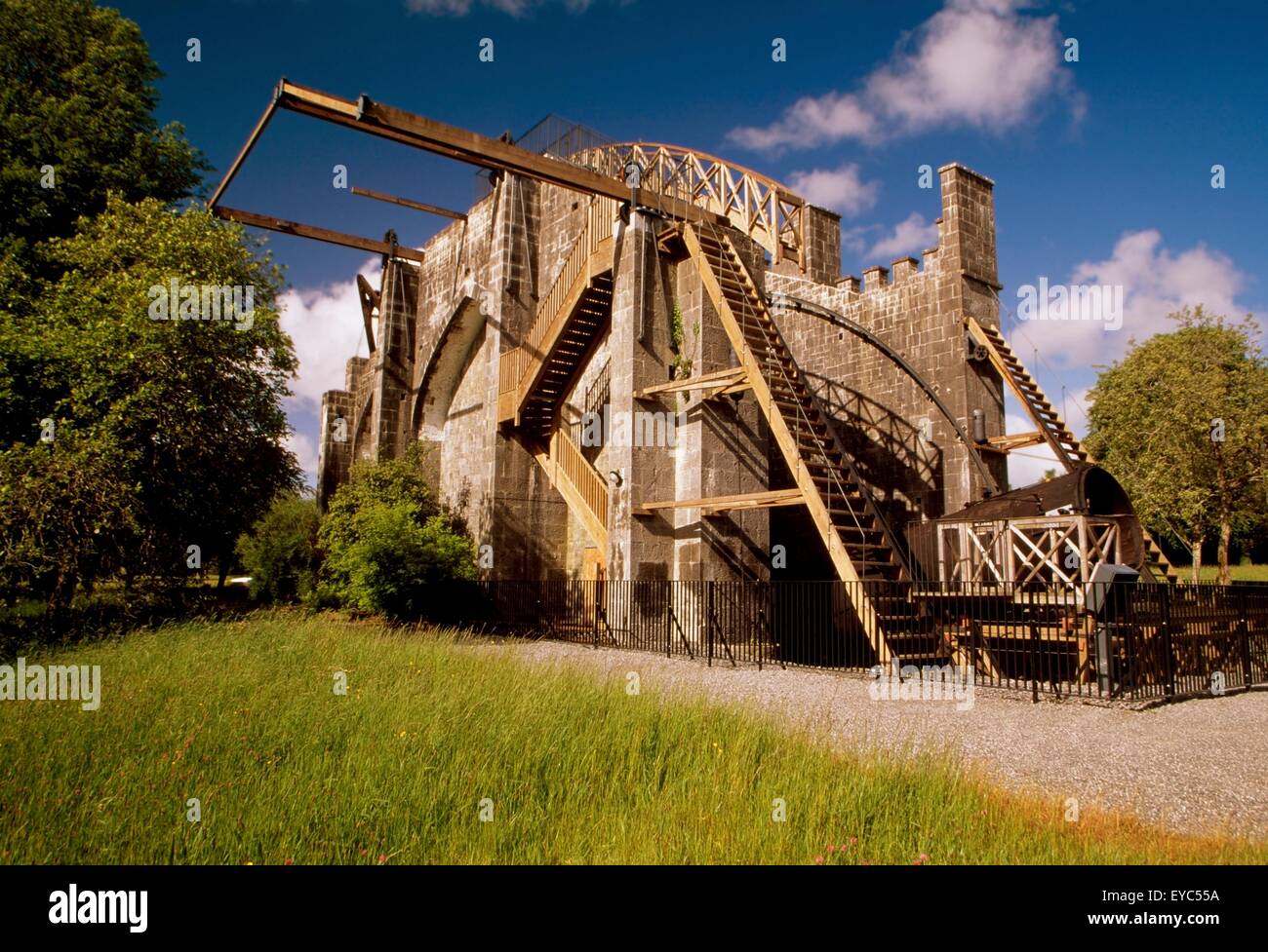 The Great Telescope, Birr Castle, County Offaly, Ireland; Castle And ...
