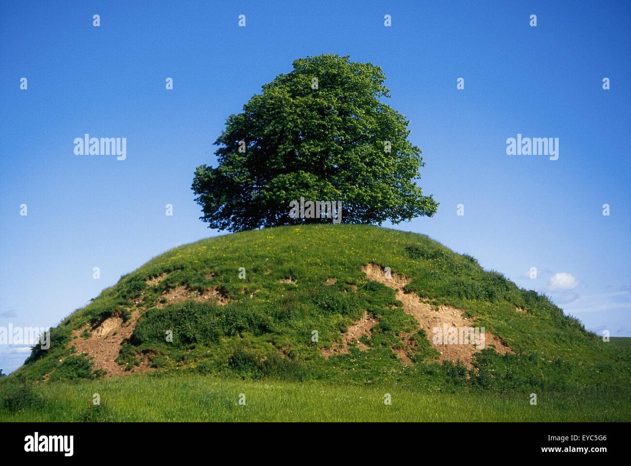 Moate, Co Westmeath, Ireland; Motte-And-Bailey Built By The Normans ...