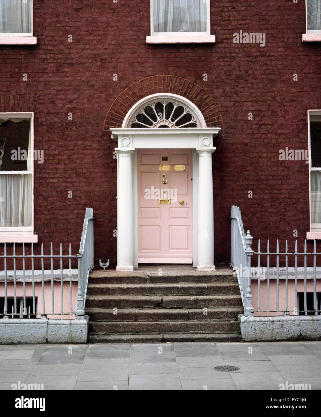 Fitzwilliam Square, Co Dublin, Ireland; Georgian Door Stock Photo - Alamy