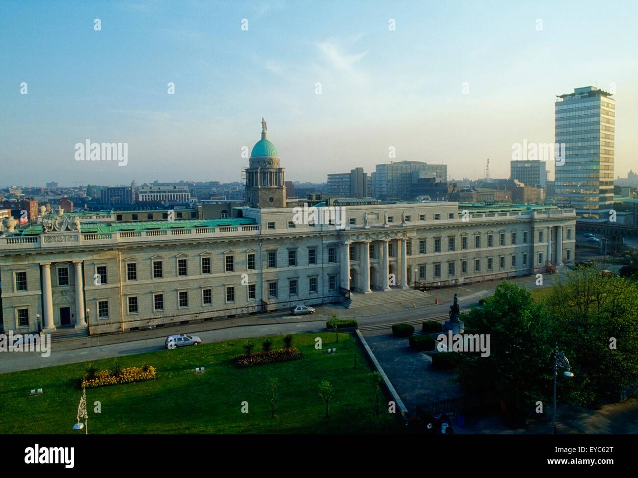 18th century building designed by james gandon hi-res stock photography ...