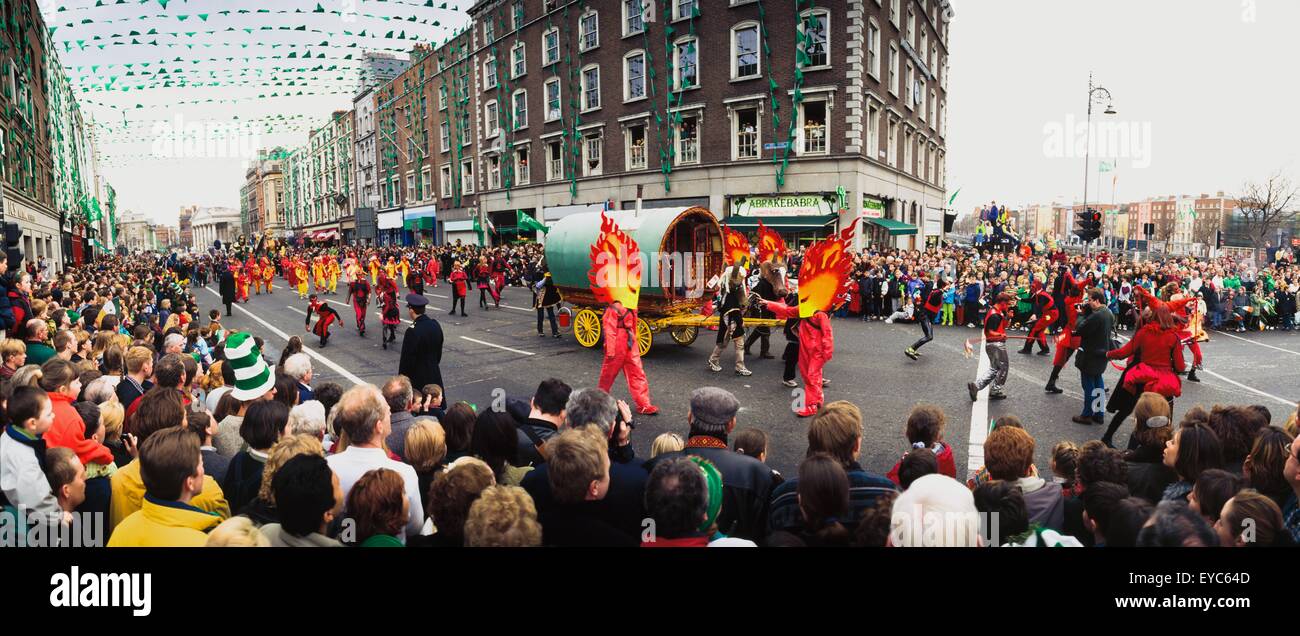 Dublin, Co Dublin, Ireland; Saint Patrick's Day Parade Stock Photo - Alamy