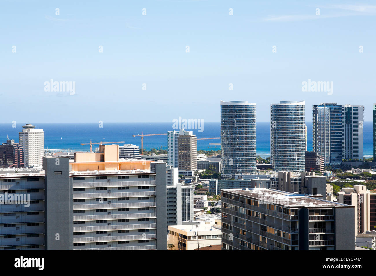 High rises in the background hi-res stock photography and images - Alamy