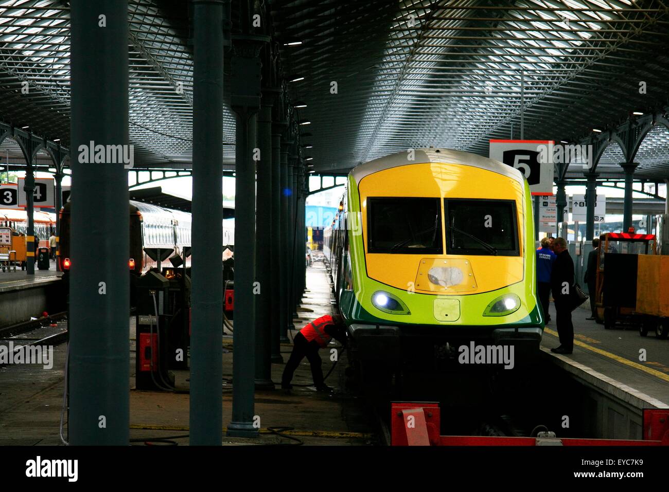 Dublin City, County Dublin, Ireland; Train Station Stock Photo - Alamy