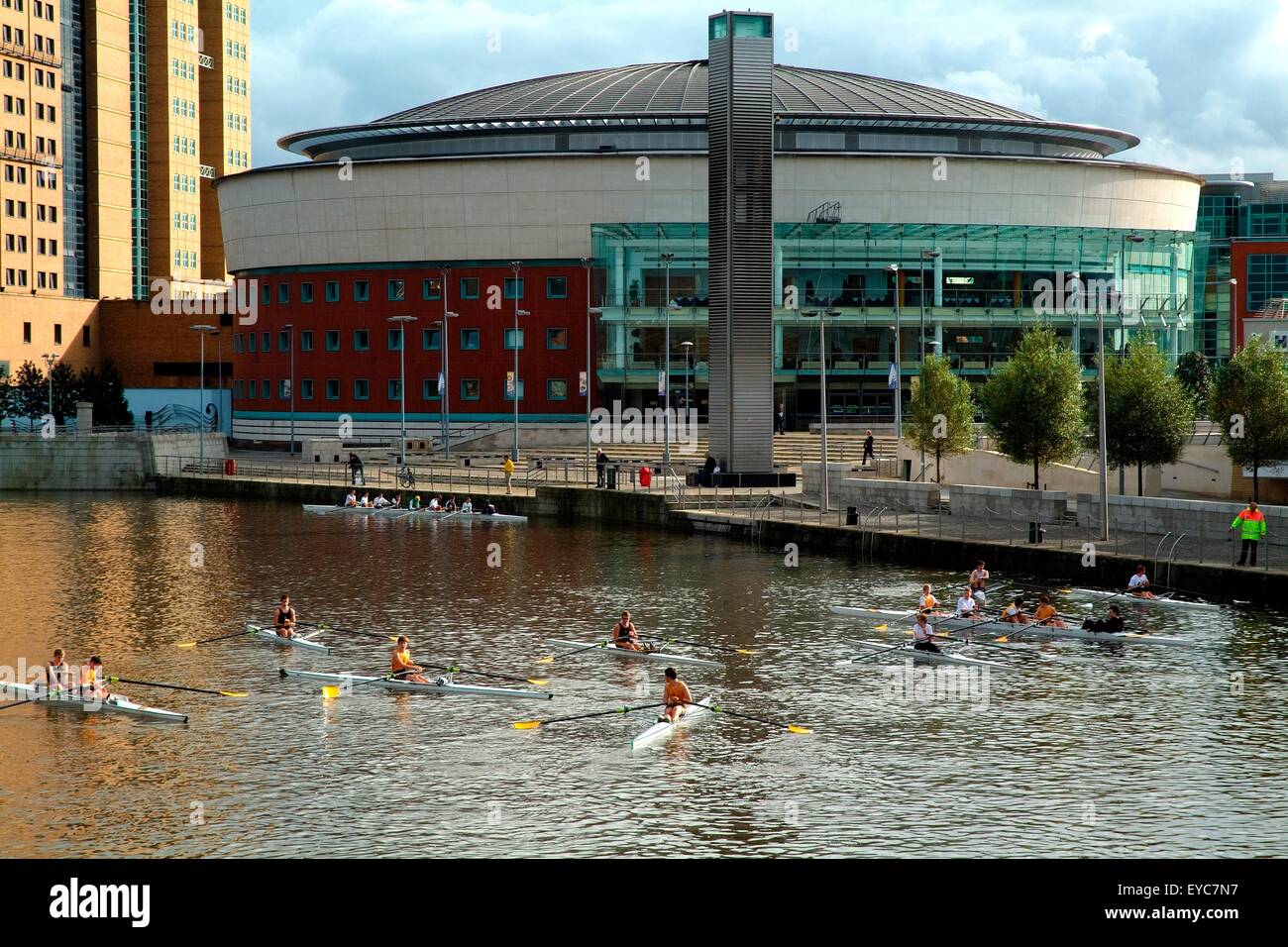 Belfast, County Antrim, Ireland; Rowing On River Stock Photo - Alamy