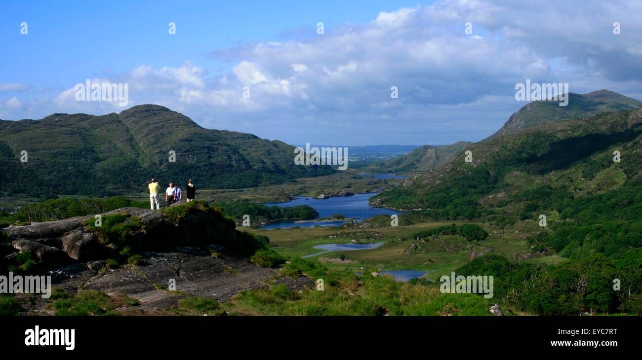 Ladies View, Killarney National Park, County Kerry, Ireland; Group Of ...