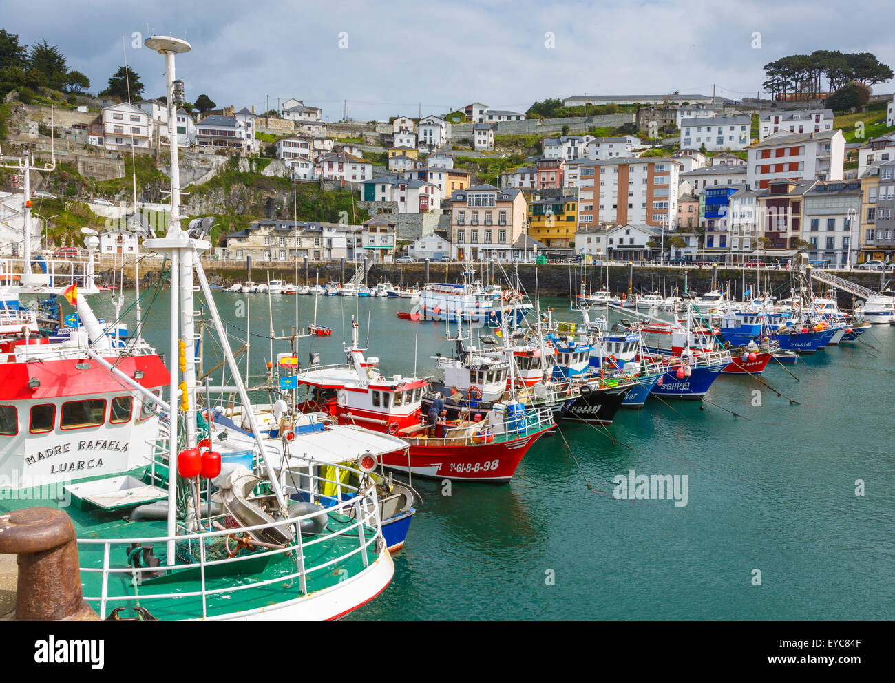 Luarca village. Asturias, Spain, Europe Stock Photo - Alamy