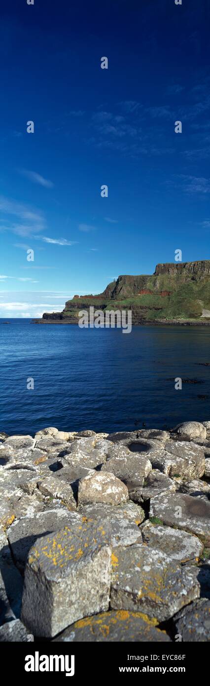 Giant's Causeway, Co Antrim, Northern Ireland; Basalt Columns Near The ...