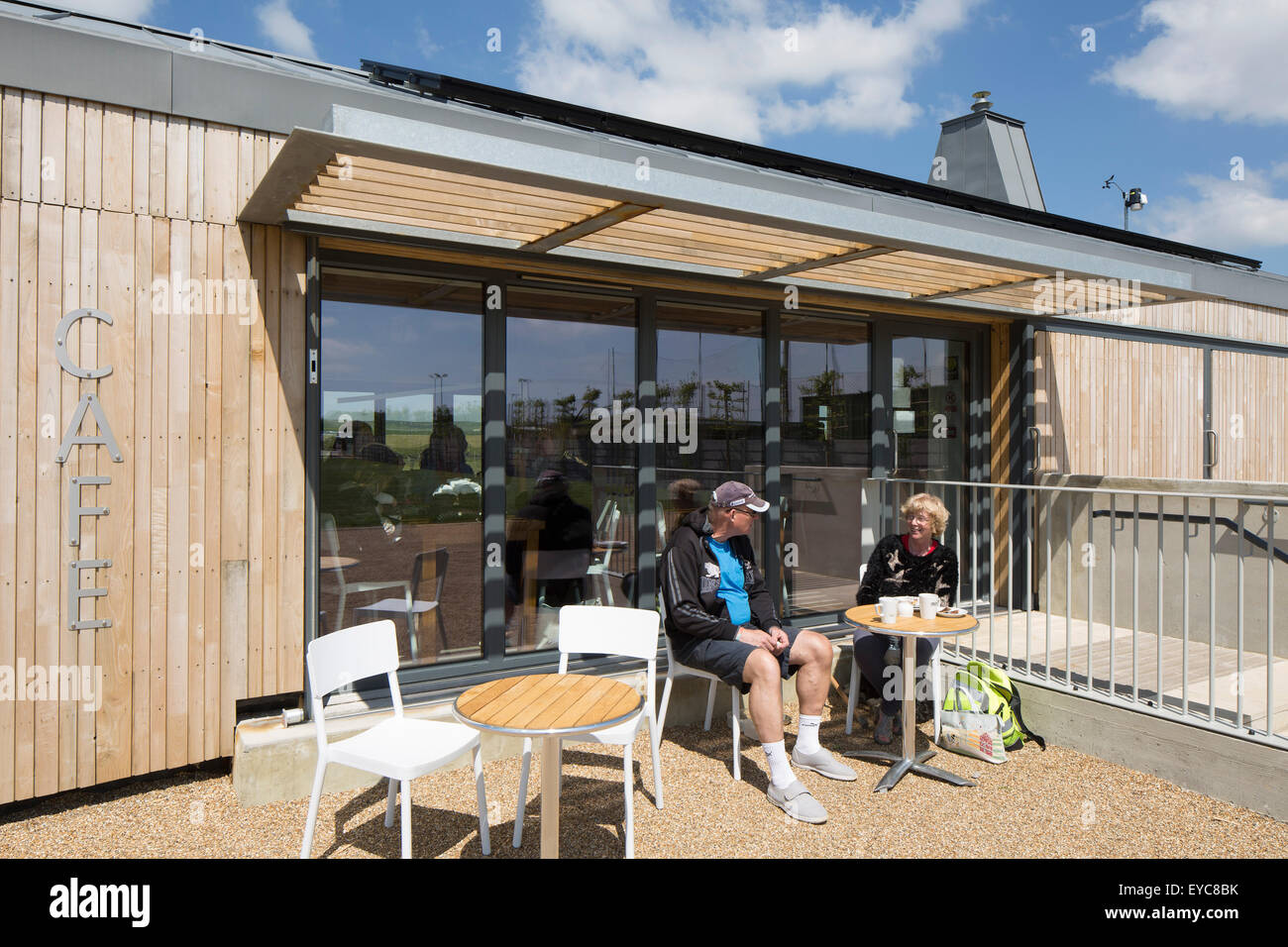 View of south facade of Cafe. Peacehaven Gateway Cafe, Peacehaven ...