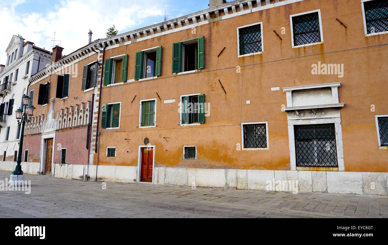 old buildings architecture in Venice, Italy Stock Photo - Alamy