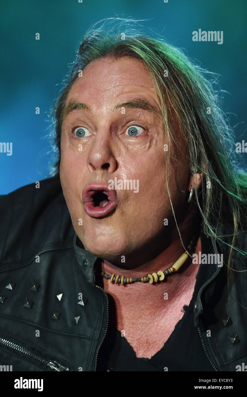 Liberec, Czech Republic. 24th July, 2015. German band Helloween singer ...