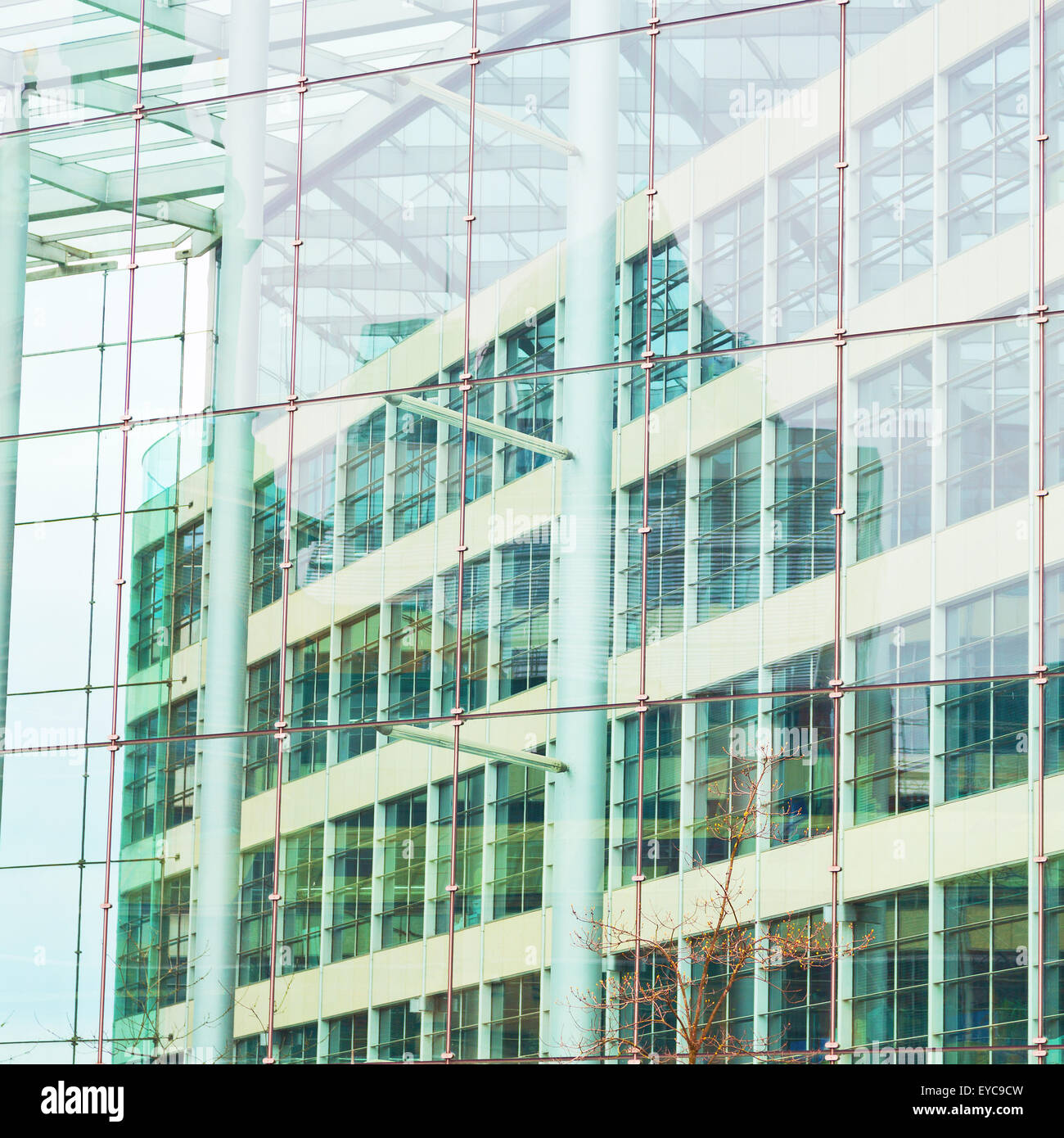 windows in the city of london home and office skyscraper building Stock ...