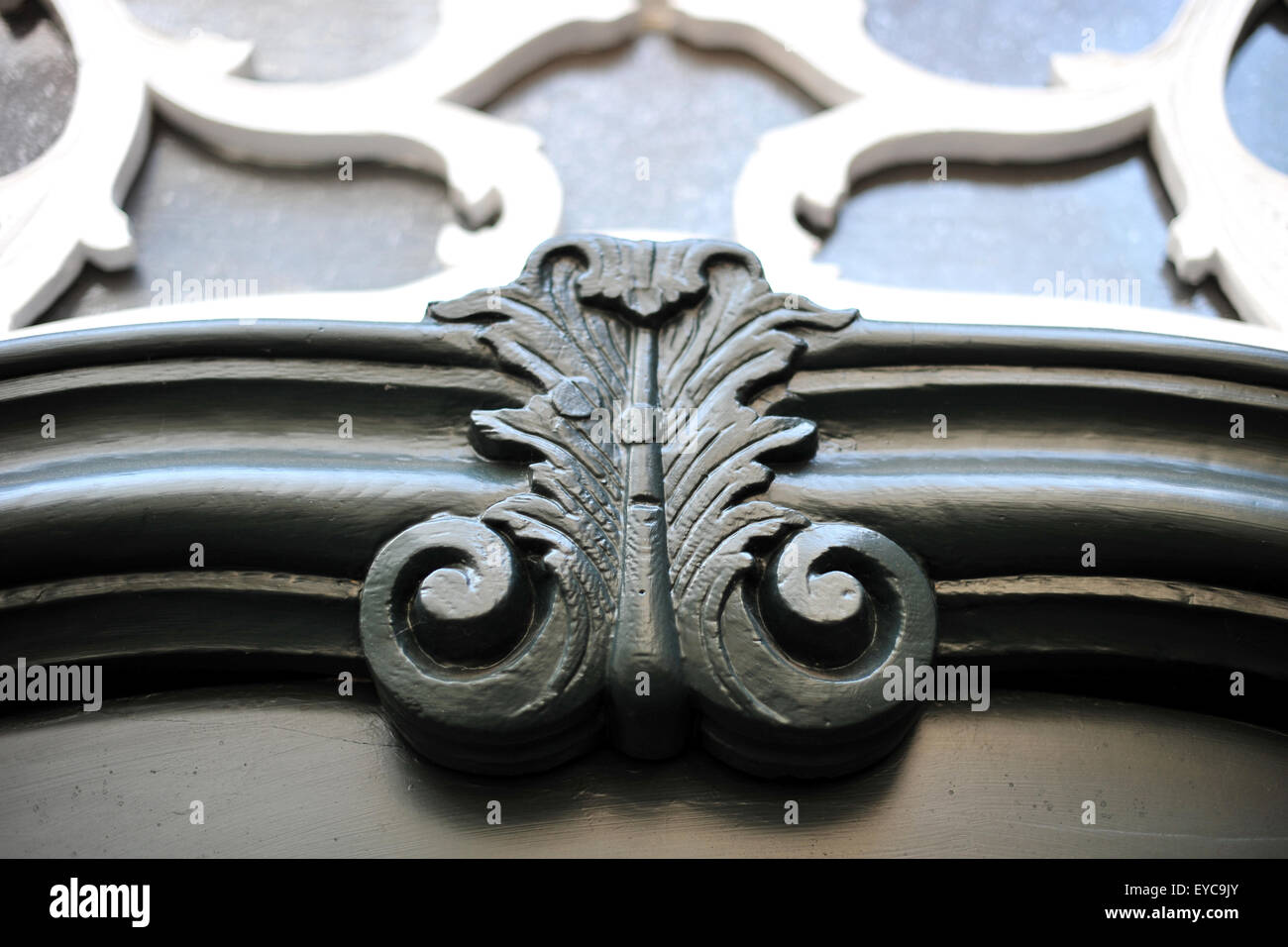 Oldenburg, Germany, decoration on a Tuerbogen Stock Photo - Alamy