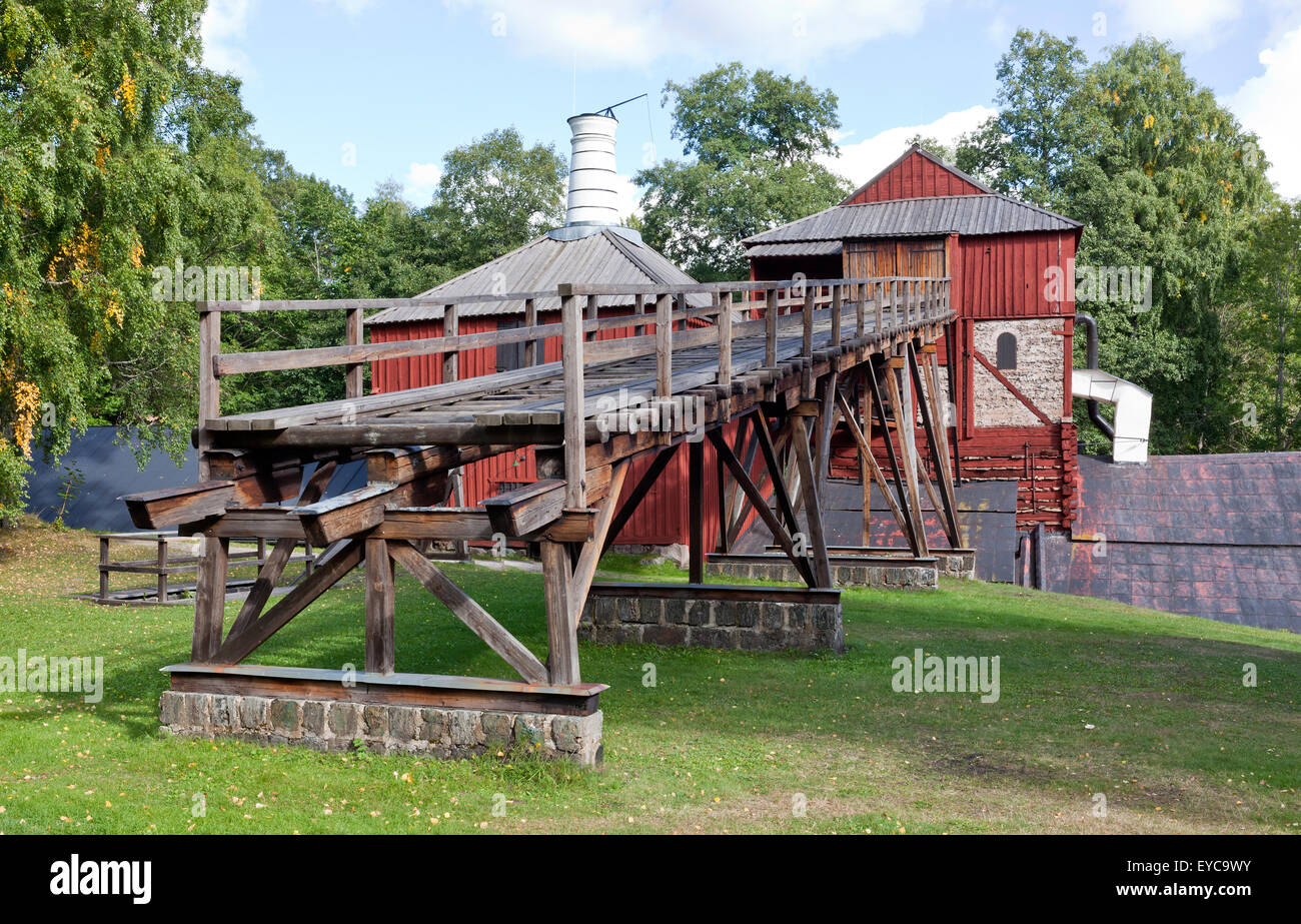 ENGELSBERG, SWEDEN ON SEPTEMBER 02, 2013. View of an exterior of a ...
