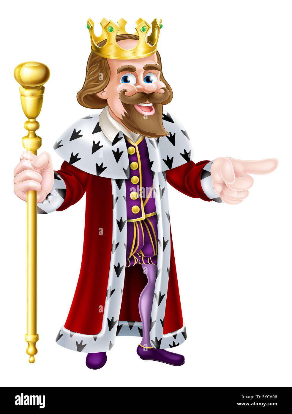 Happy King Cartoon