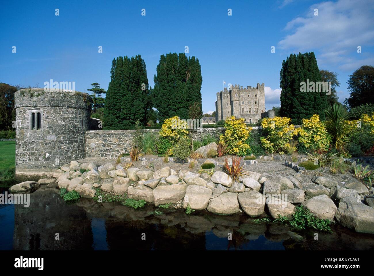 Kilkea Castle, Co Kildare, Ireland; 12Th Century Castle Stock Photo - Alamy