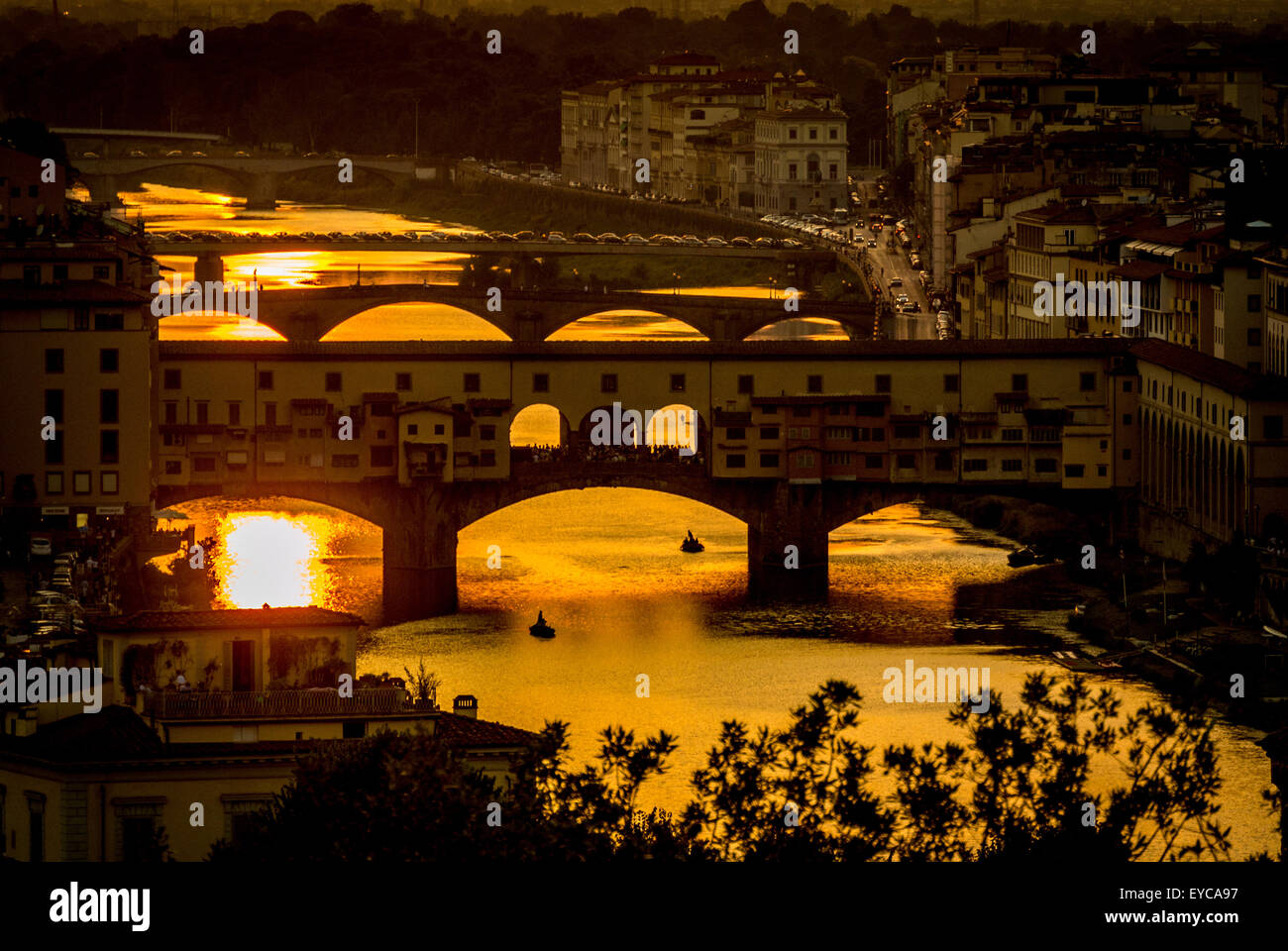 Sunset on florence city hi-res stock photography and images - Alamy