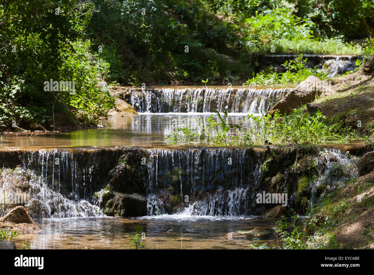La Font Gran de Cercs Stock Photo - Alamy