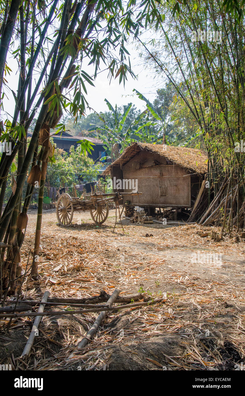 Farm house near Intha, Lake Inle, Myanmar Stock Photo - Alamy