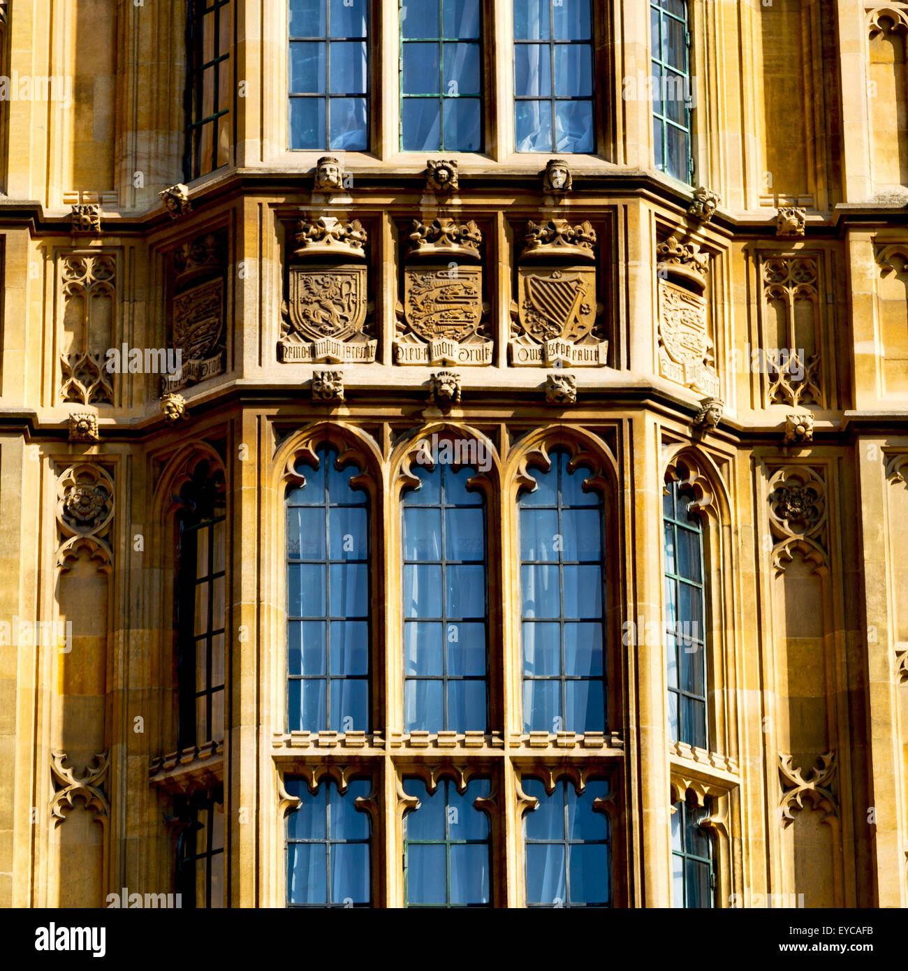 in london old historical parliament glass window structure and terrace ...