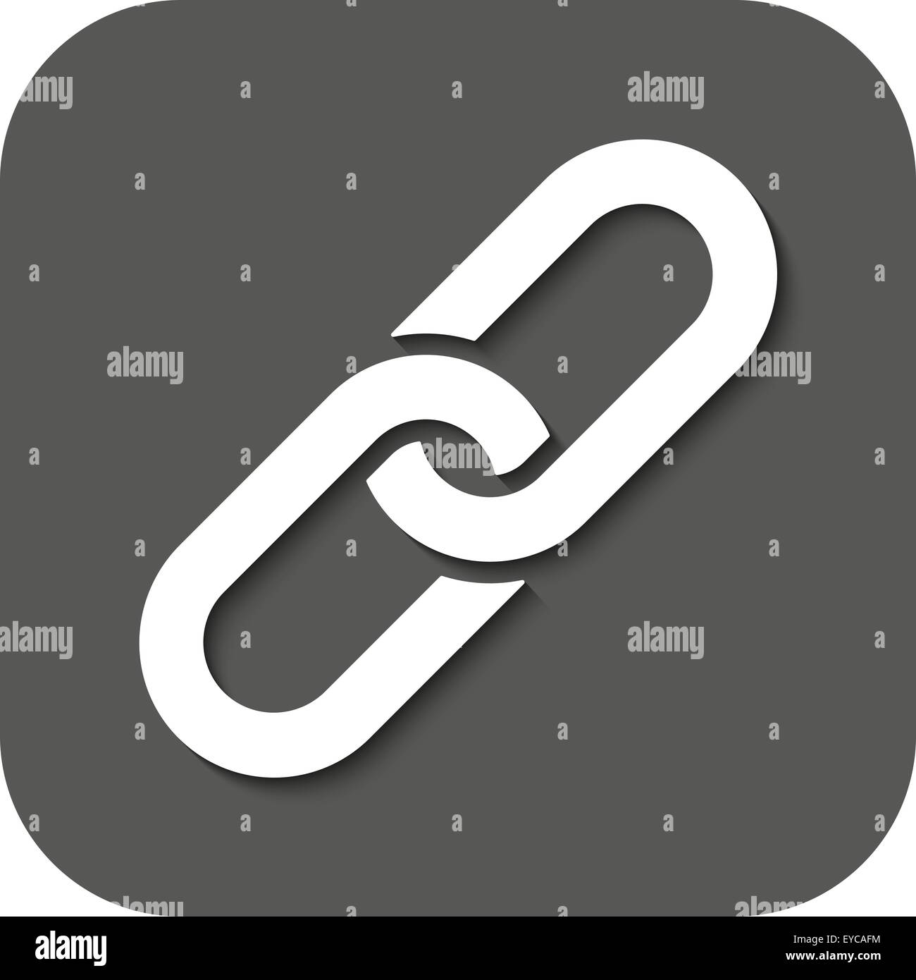 The link icon. Linked symbol. Flat Stock Vector Image & Art - Alamy