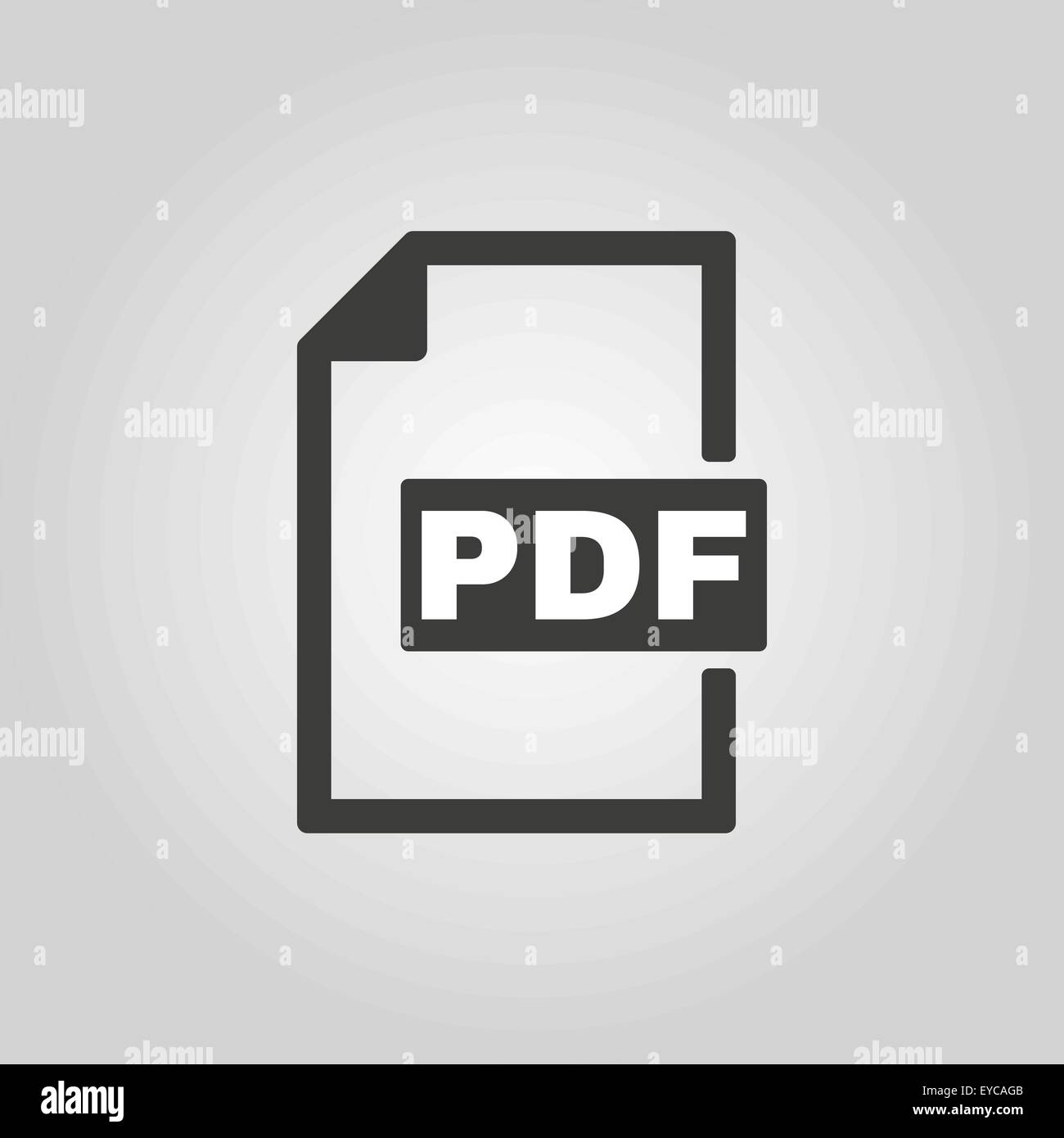 The PDF icon. File format symbol. Flat Stock Vector Image & Art - Alamy