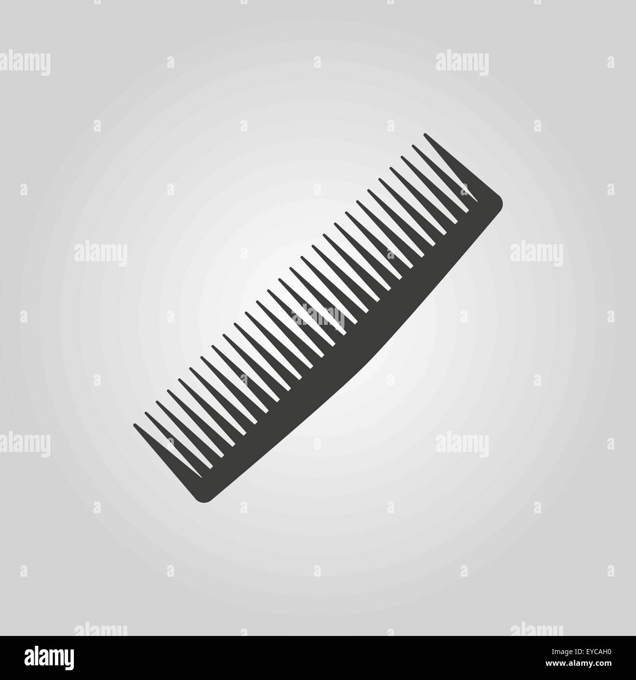 The comb icon. Barbershop symbol. Flat Stock Vector Image & Art - Alamy