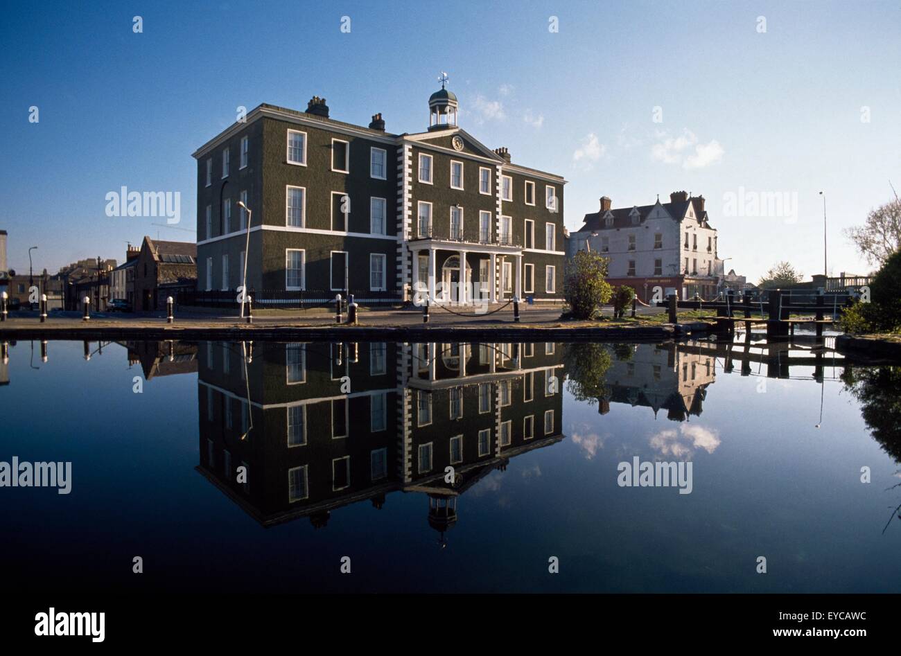Dublin,Co Dublin,Ireland;Buildings Reflected In The Grand Canal Stock ...