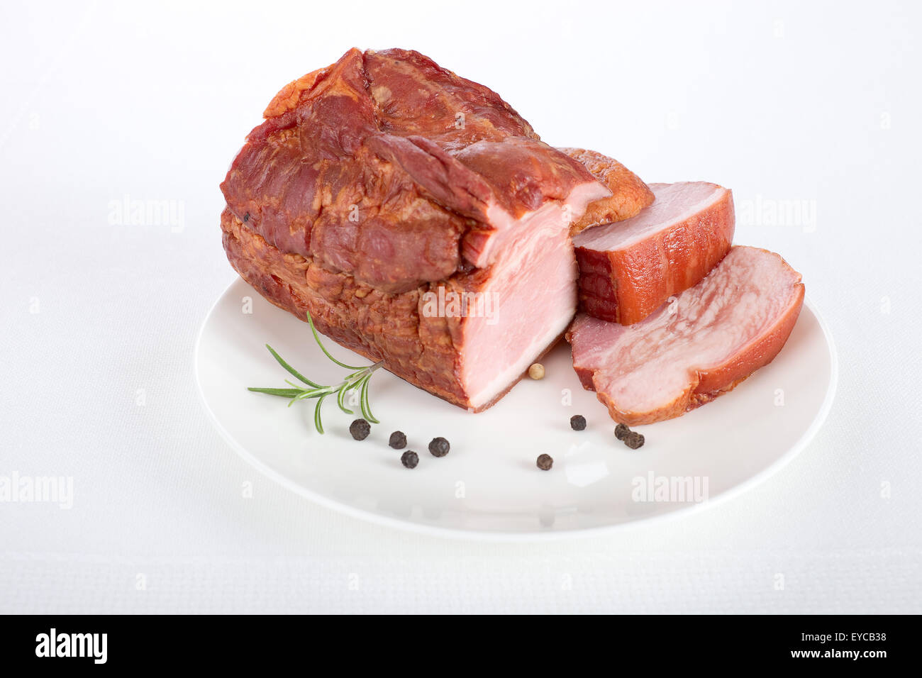 Piece smoked pork meat hi-res stock photography and images - Alamy