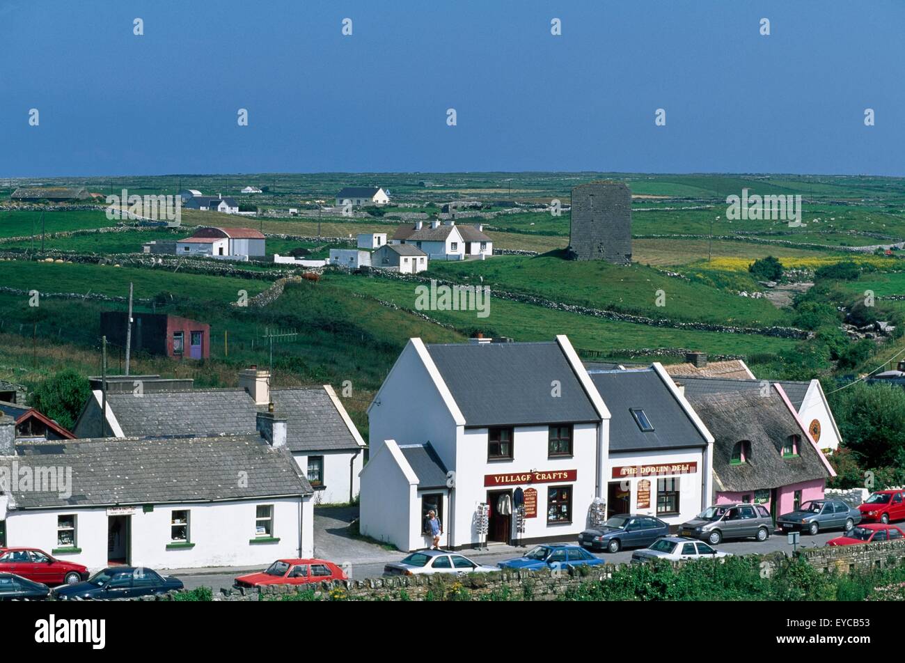 Doolin Village,Co Clare,Ireland;Shops In Doolin Village Stock Photo - Alamy
