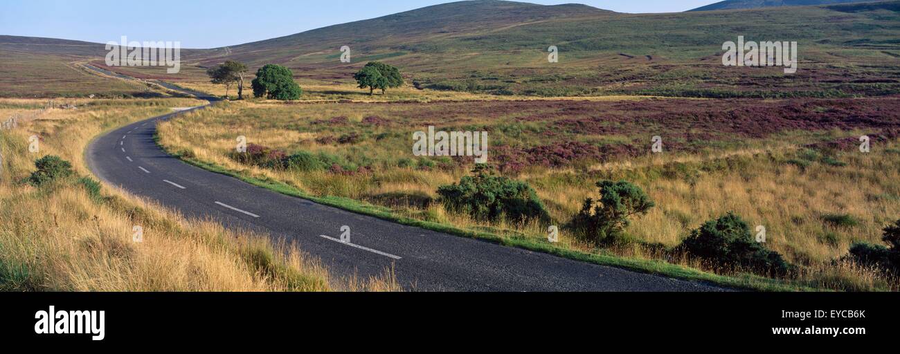 Country Road, Sally Gap, Co Wicklow, Ireland Stock Photo - Alamy