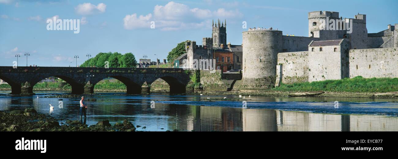 Castles, St Johns Castle, Co Limerick Stock Photo - Alamy