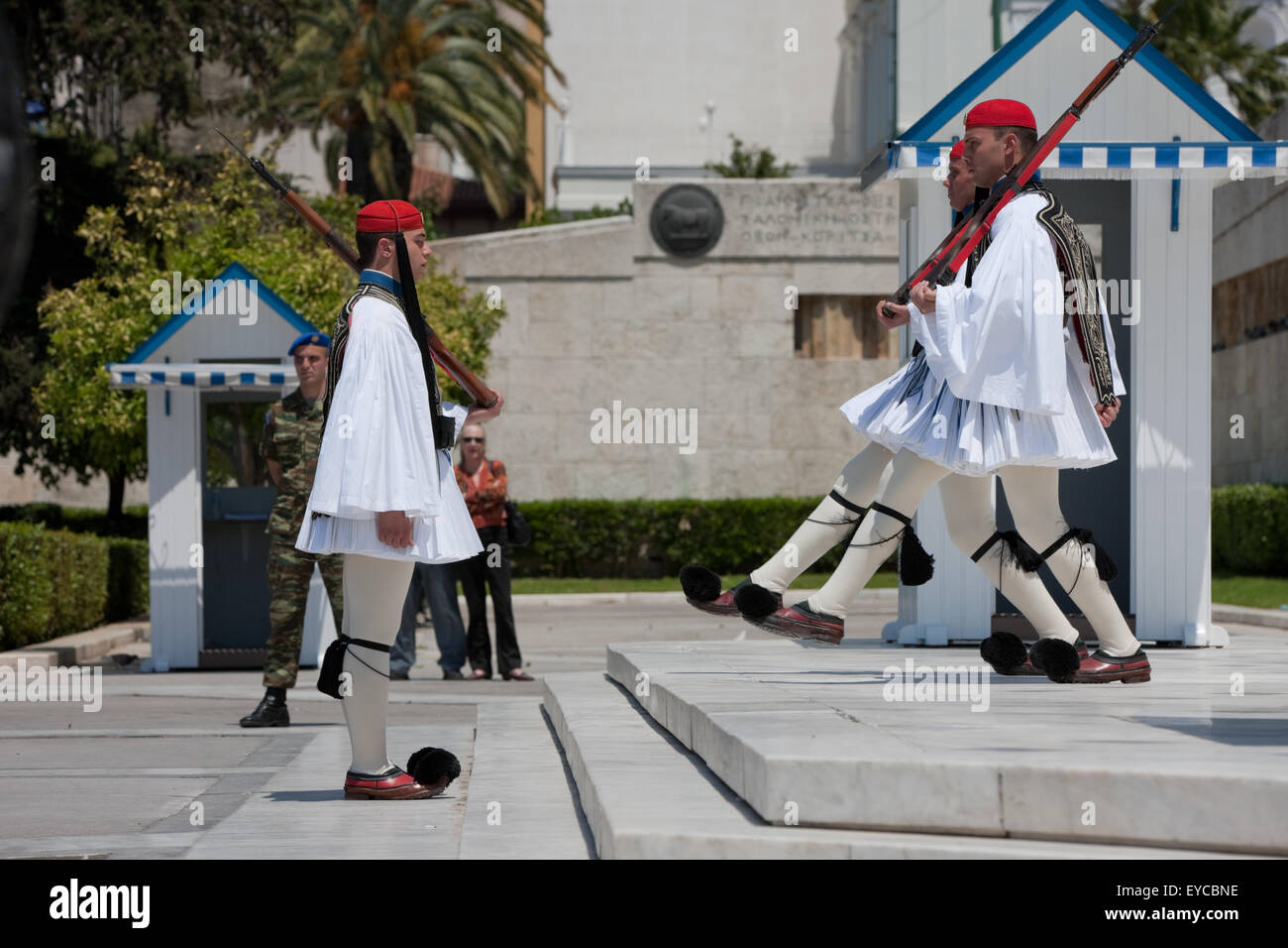 Tsoliades during the change the sentry stand/ guards at the Unknown ...
