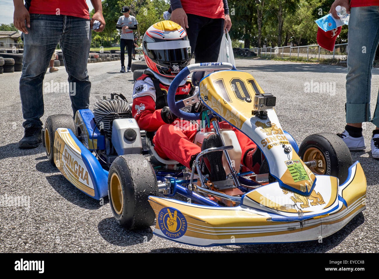 Go carting children hi-res stock photography and images - Alamy