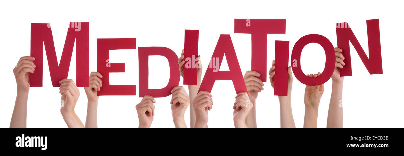 Mediation word hi-res stock photography and images - Alamy
