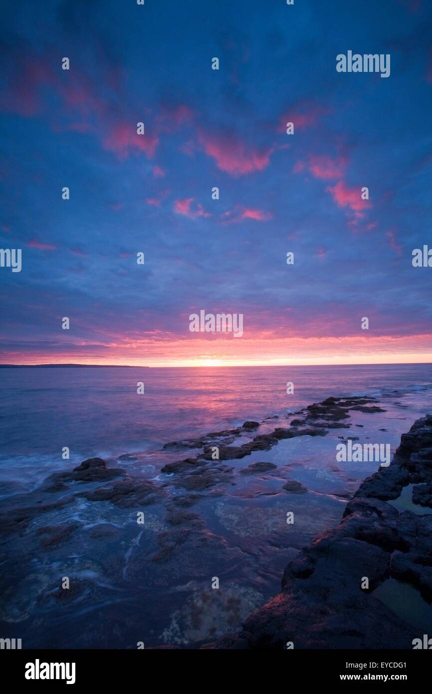 Killala Bay, Co Sligo, Ireland; Bay At Sunset Stock Photo - Alamy