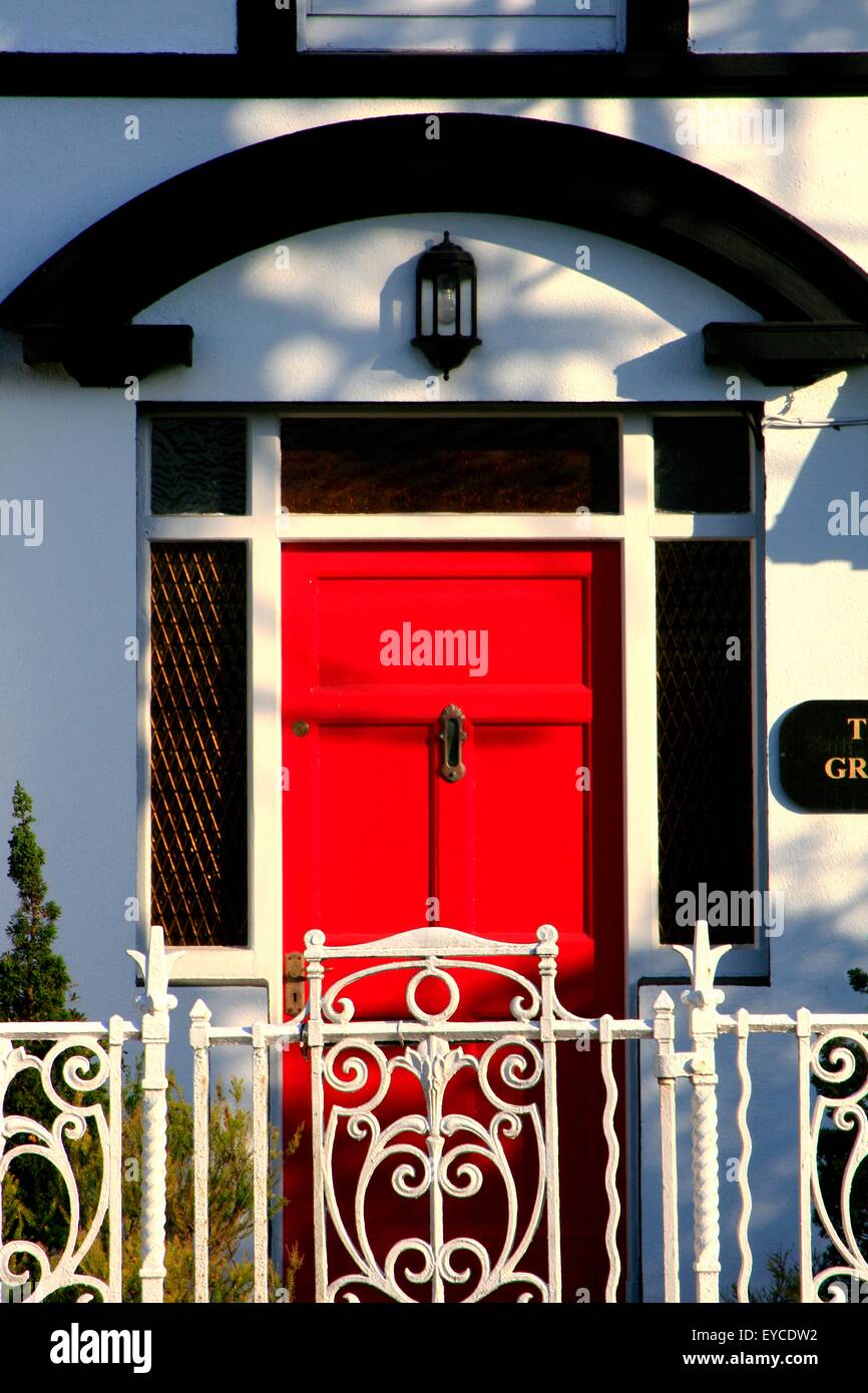 Kenmare, Co Kerry, Ireland; Typical Irish Door And Gate Stock Photo - Alamy