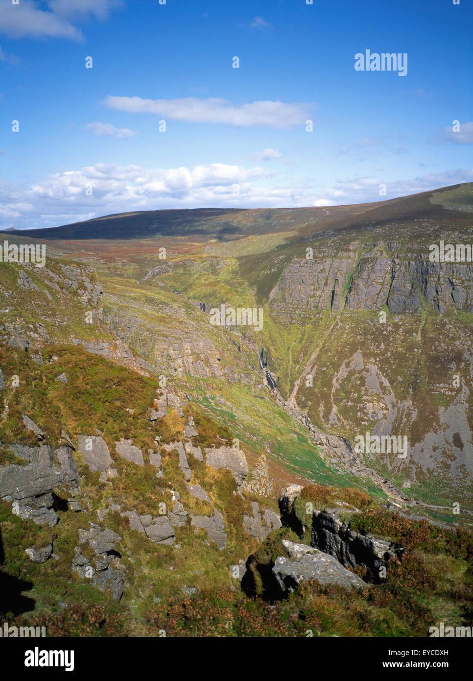 Mahon Falls,Co Waterford,Ireland;The Comeragh Mountains And Waterfall ...