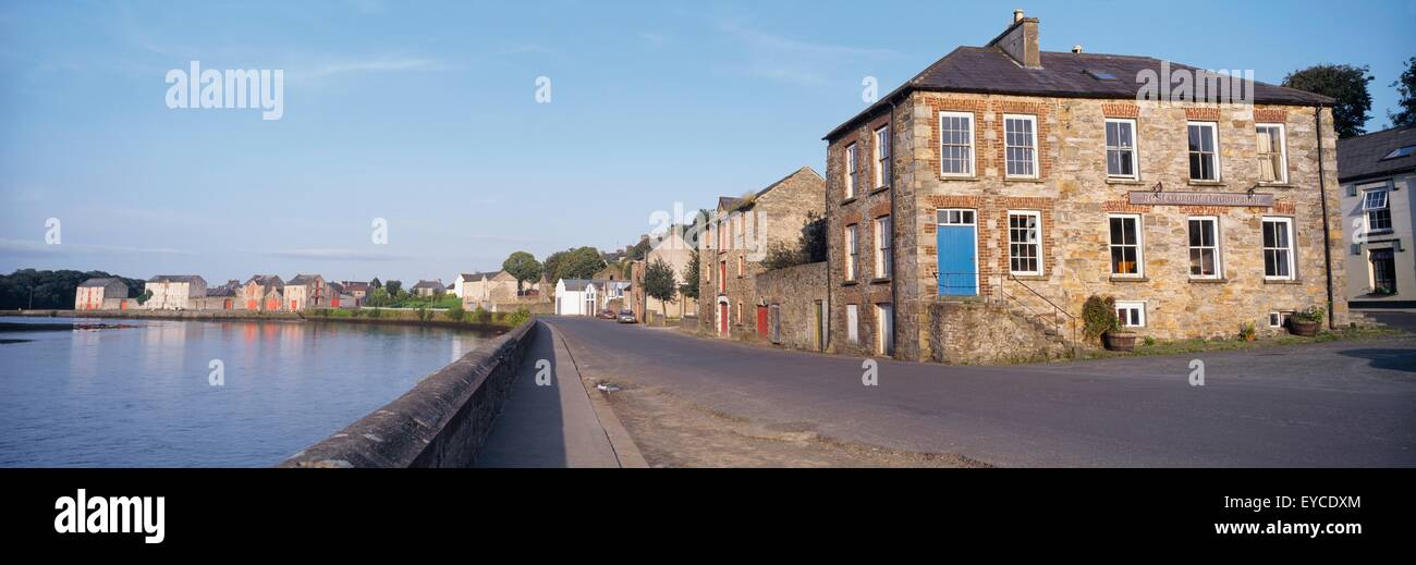 Co Donegal, Rathmelton, River Leannan & Harbour Stock Photo - Alamy