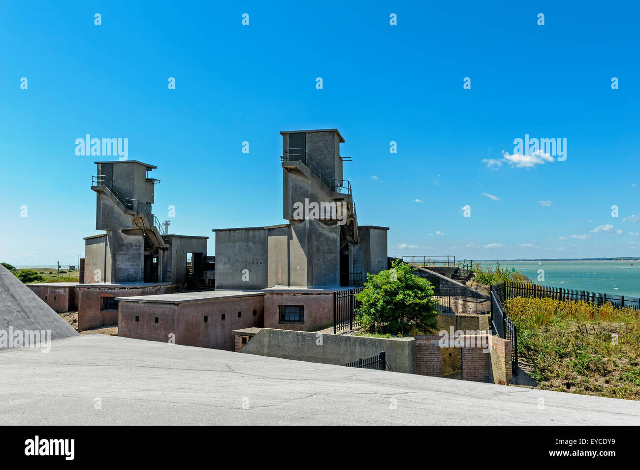 Darells battery landguard fort hi-res stock photography and images - Alamy